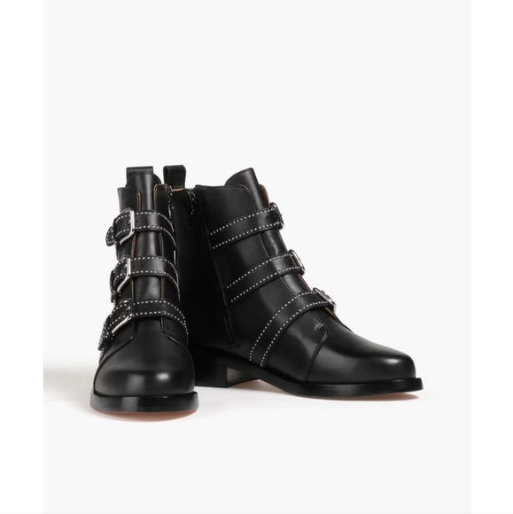 Maje | Shoes | Nwb Sz 4 Maje Fortune Studded Leather Ankle Boots | Poshmark